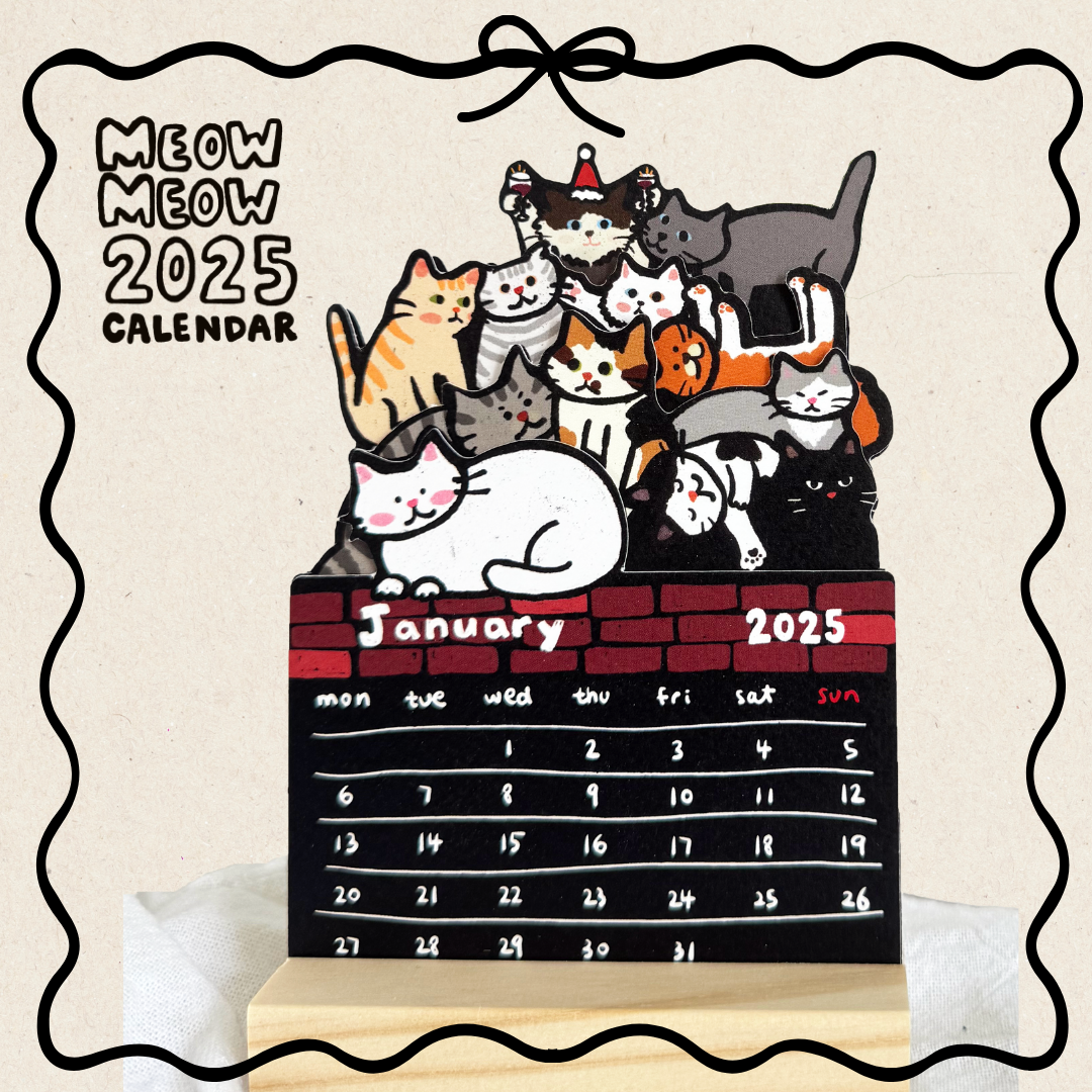 Maison meow meow 2025 calendar | Seoulkid